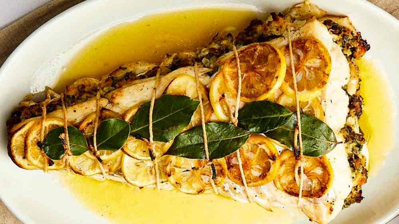 Festive Stuffed Cod Roast - Walter Purkis and Sons