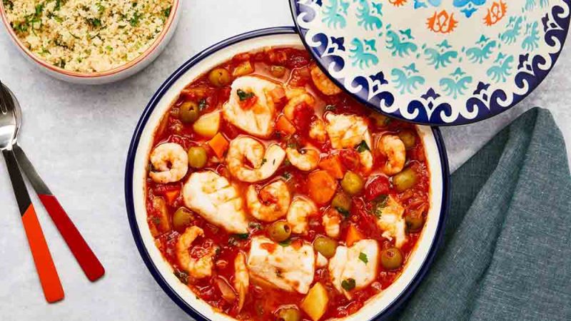 North African Cod And Prawn Tagine Recipe - Walter Purkis and Sons
