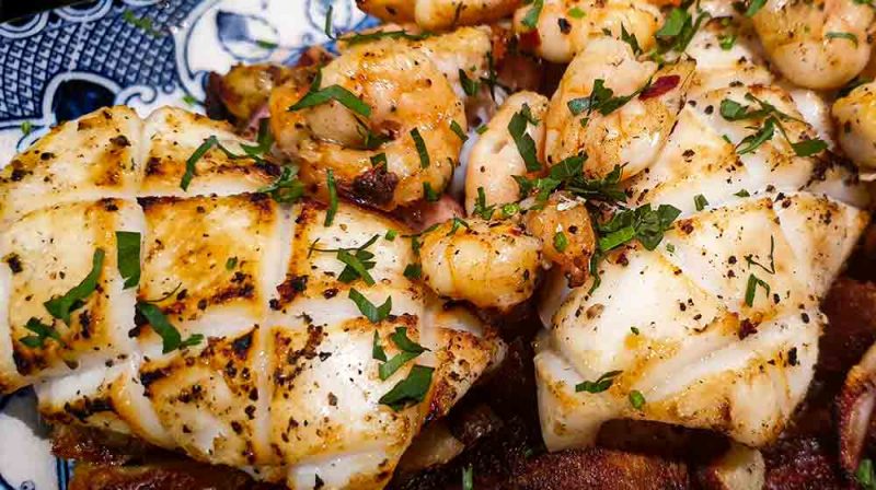 Cooking BBQ Squid Tips - Walter Purkis and Sons