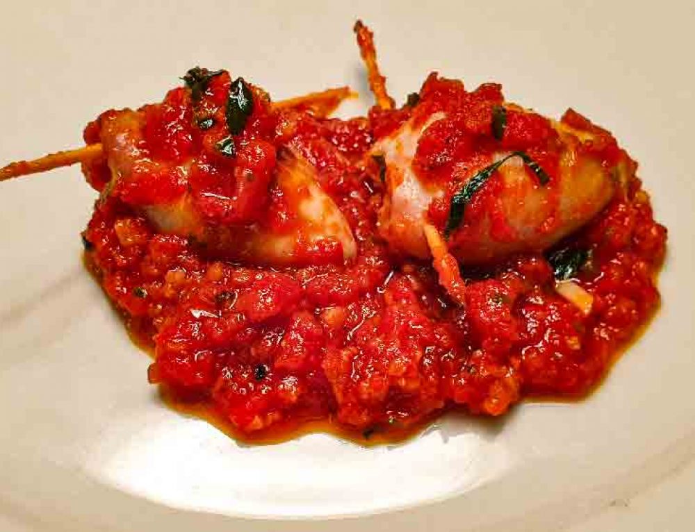 Baked Pollock with Tomatoes and Feta - Walter Purkis and Sons